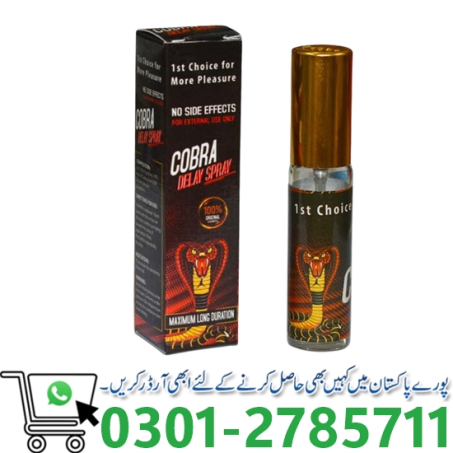 Cobra Delay Spray in Pakistan | 0301-2785711 | Cobra Timing Spray For Men